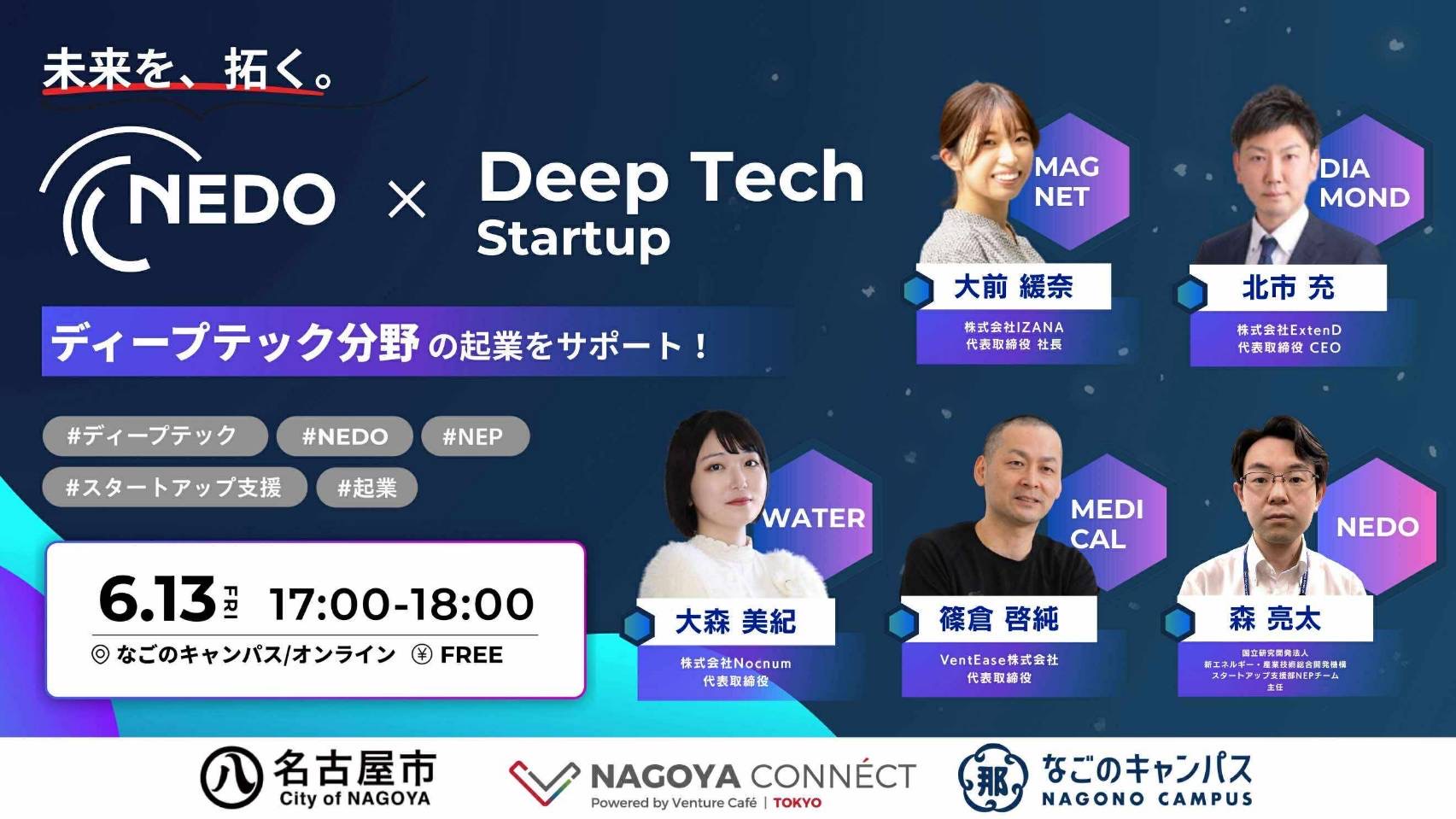 Opening the Future! Our CEO Mitsuru Kitaichi to Speak at “NEDO × Deep Tech Startup” Session ...
